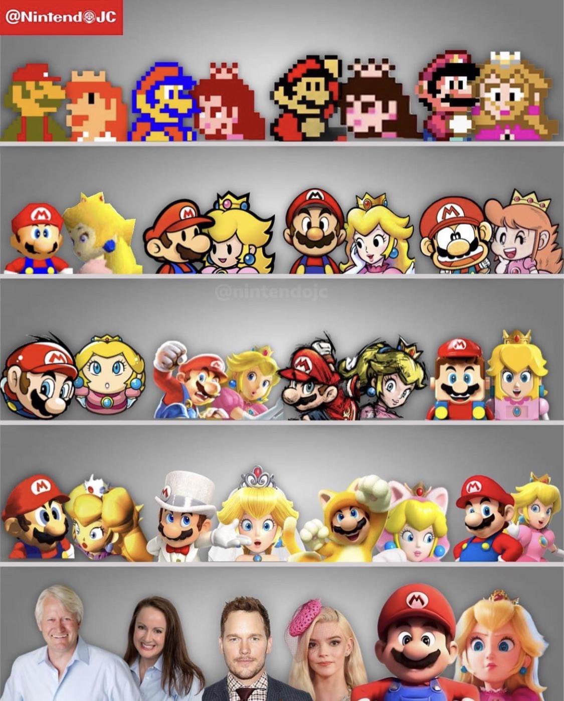 Nintendo Character Collage