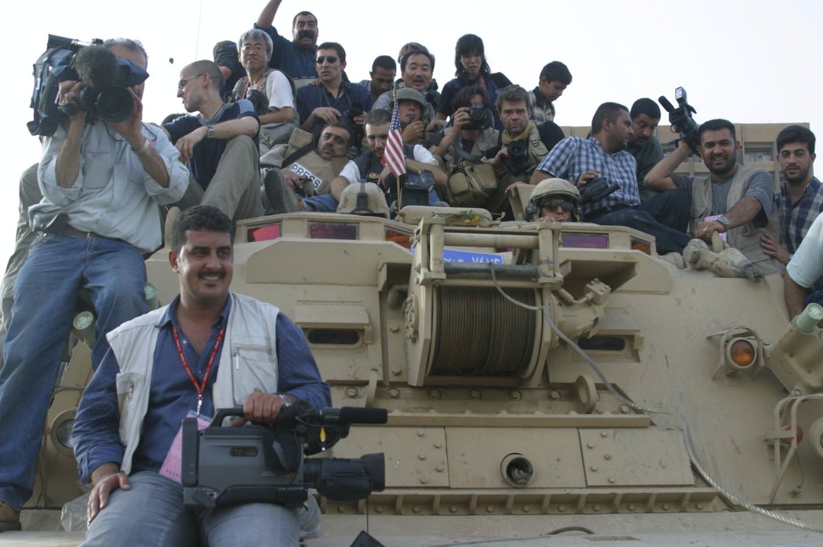 Twenty years ago today I stood in Baghdad's Firdos Square and watched U ...