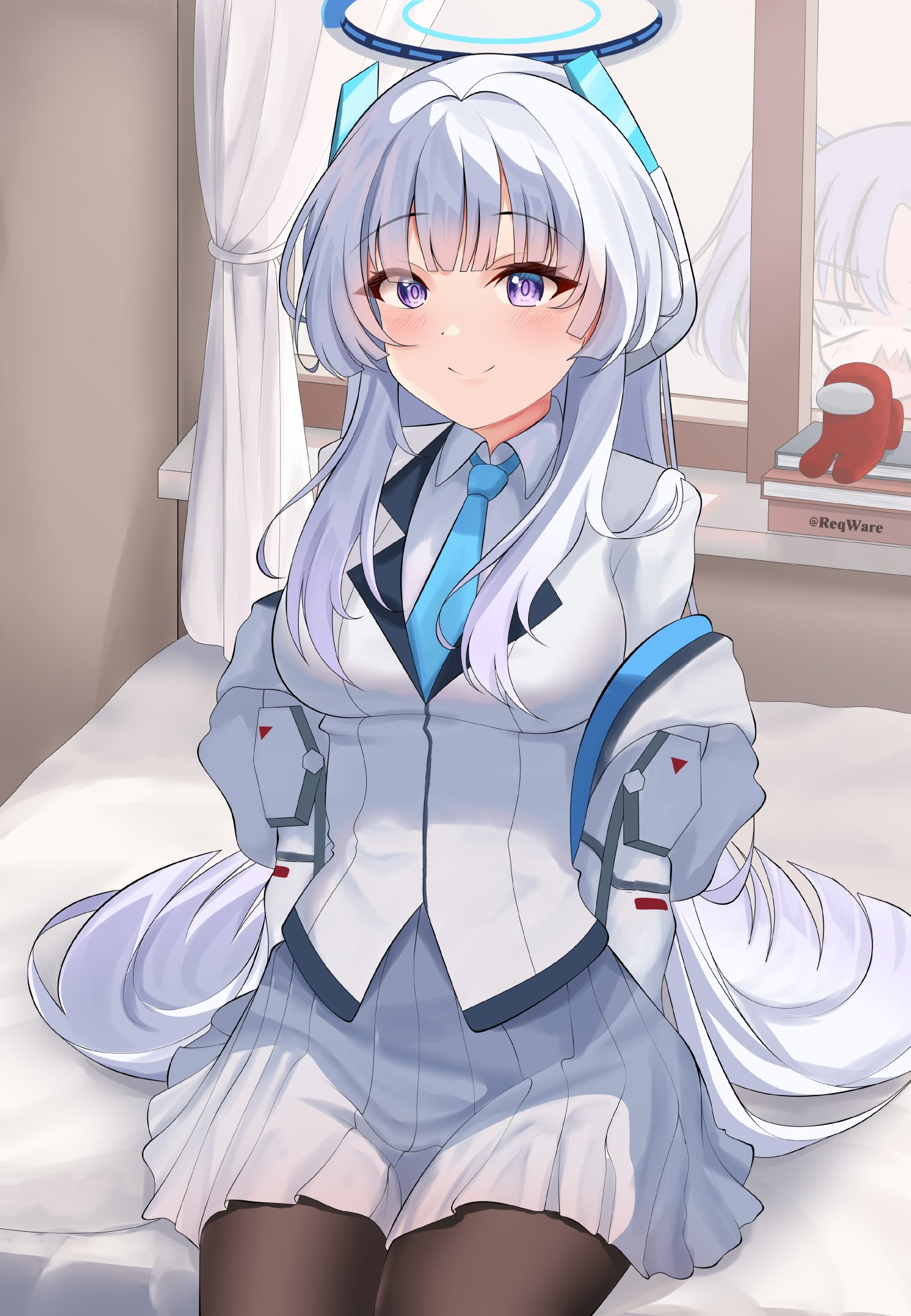 ReqWare | COMMISION OPEN (0/2) on Twitter: "(⁠ ⁠≧⁠Д⁠≦⁠) 🤍 #ブルーアーカイブ #ブルアカ #BlueArchive https://t ...