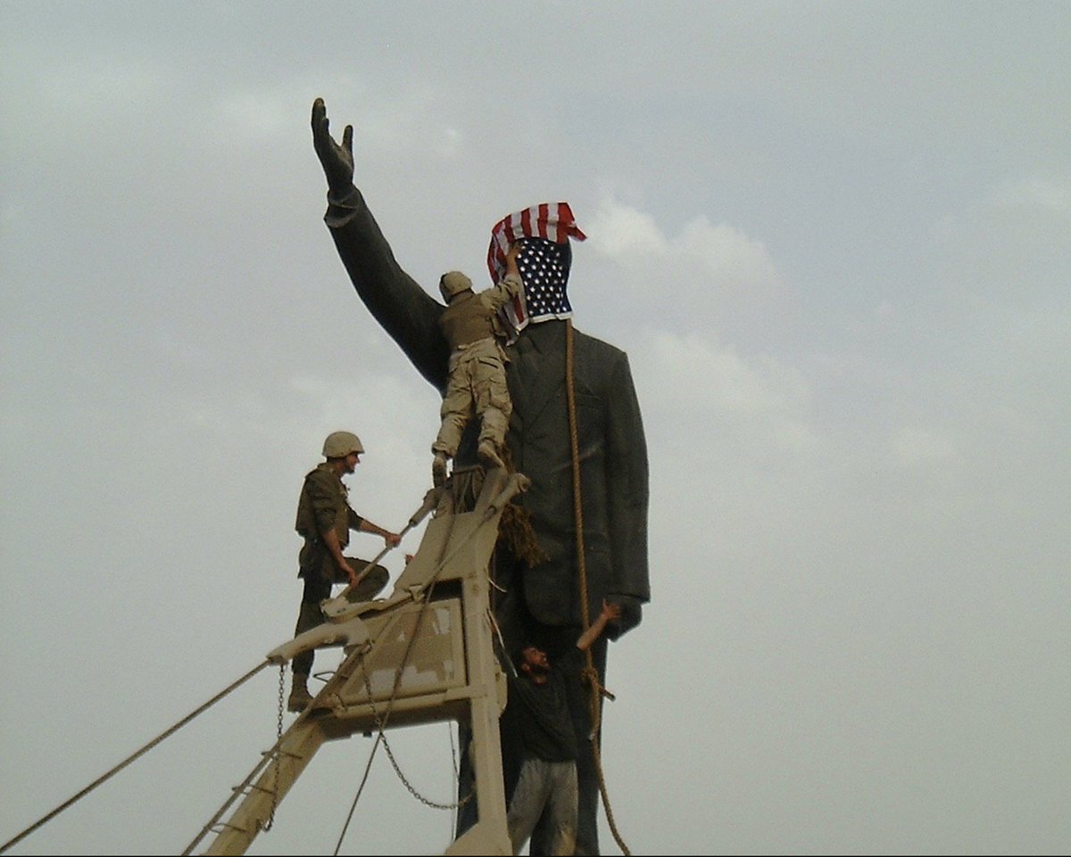 Twenty years ago today I stood in Baghdad's Firdos Square and watched U ...