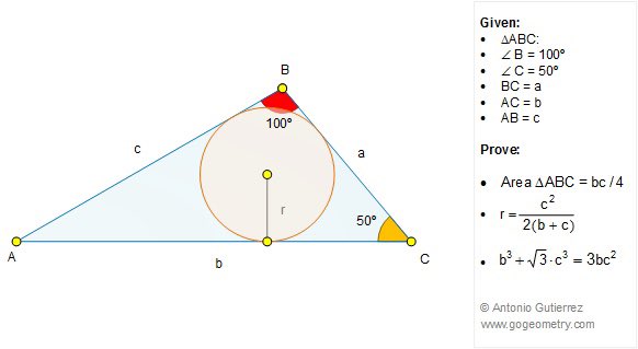 Antonio Gutierrez On Twitter Geometry Problem 1288 Unlocking The