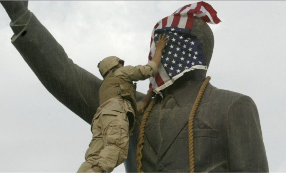 Twenty years ago today I stood in Baghdad's Firdos Square and watched U ...