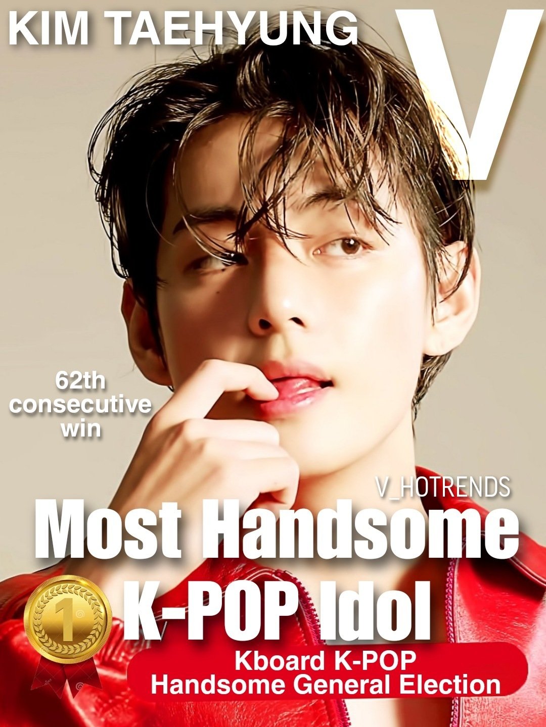 BTS V HOTRENDS on Twitter: "Kim Taehyung aka V (bts) is crowned The #1 ...