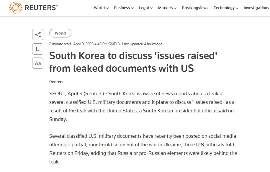 FLASH on Twitter: "⚡️South Korea wants to discuss with the US part of ...