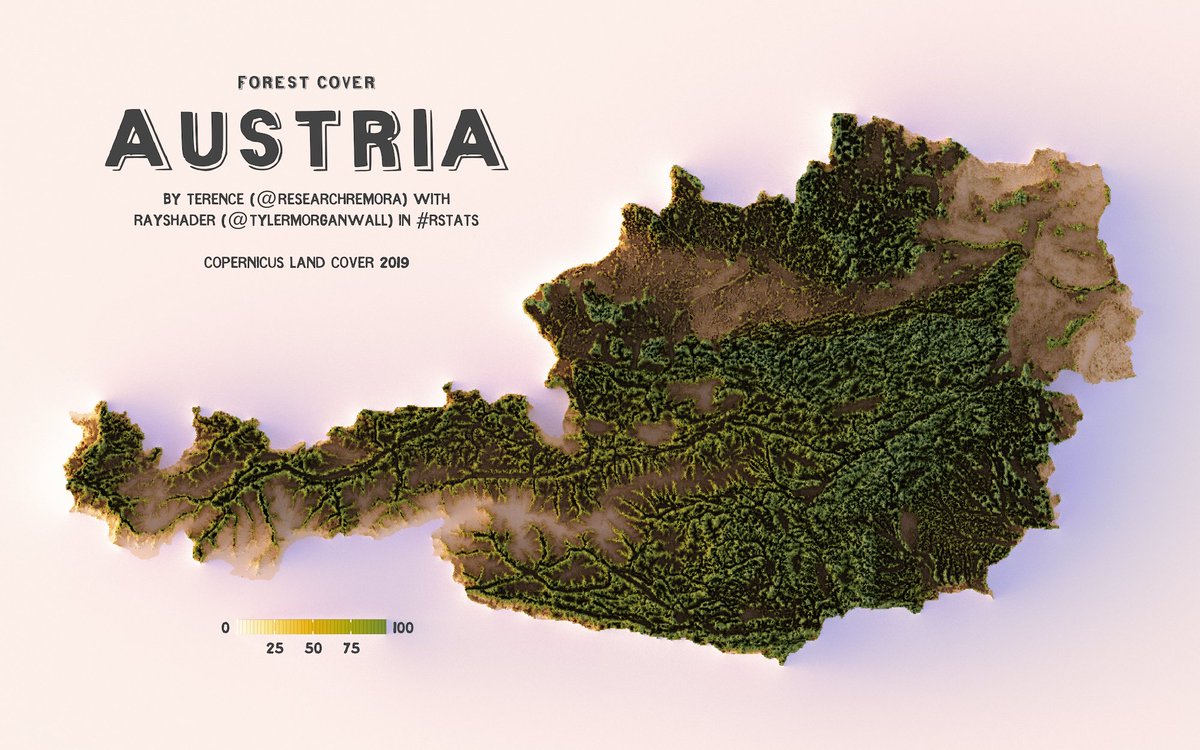 Austria Forest Map Black Forest Map Schwarzwald Map