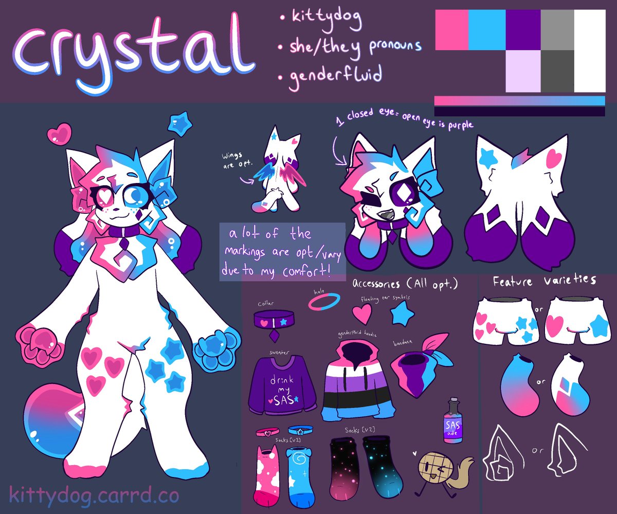 ️kittydoggo💗💜💙 on Twitter: "i have 90000 billion quadrillion kittydog ocs so im not gonna put ...