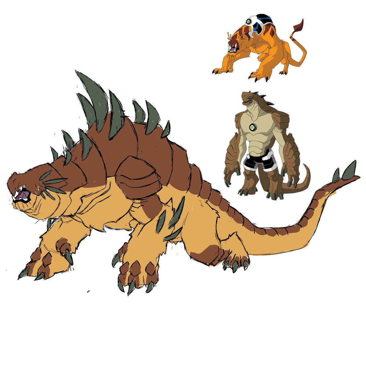 The_Homeless_One_Artz on Twitter: "did two fusions Paleoriffic (Humungo and wildmutt) and ...