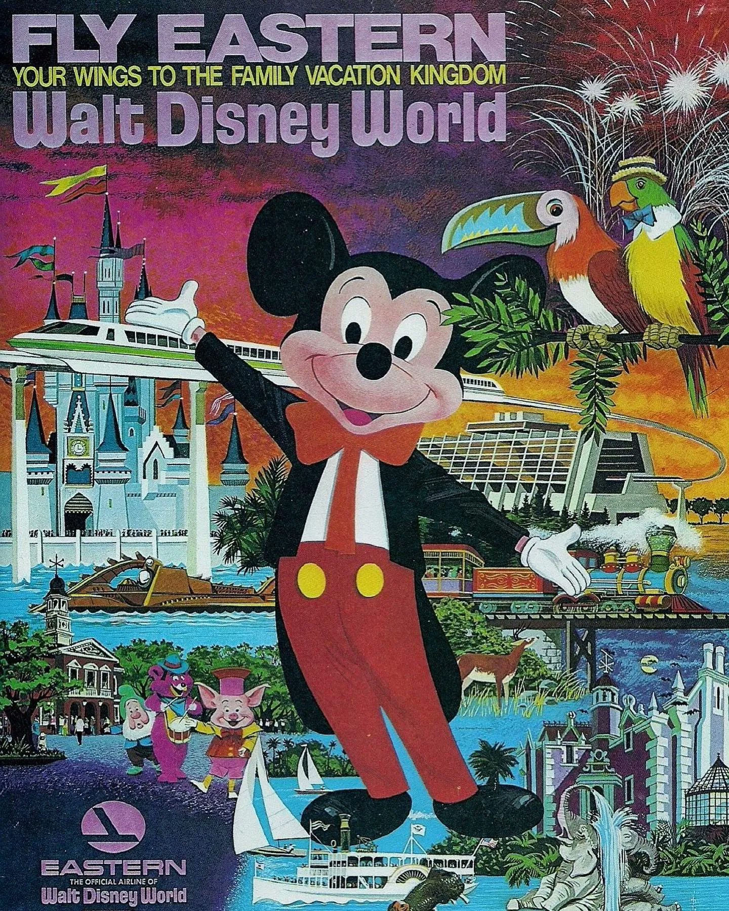 Walt Disney World Poster 1971