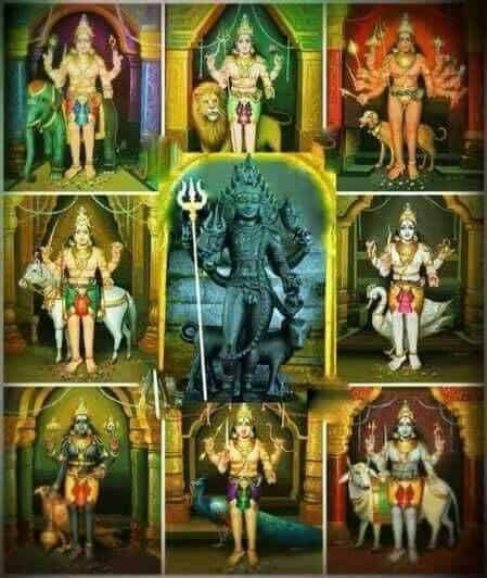 Ashta Bhairavas are eight manifestations of the Hindu god Bhairava, a ...