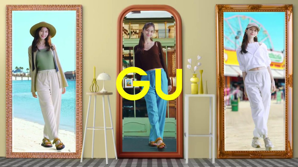 動画NOW on Twitter: "#中条あやみ が出演する #GU のCM 「ラクにオン！サマーにオン！ サマープルオンパンツ」篇。 https://douganow.jp ...