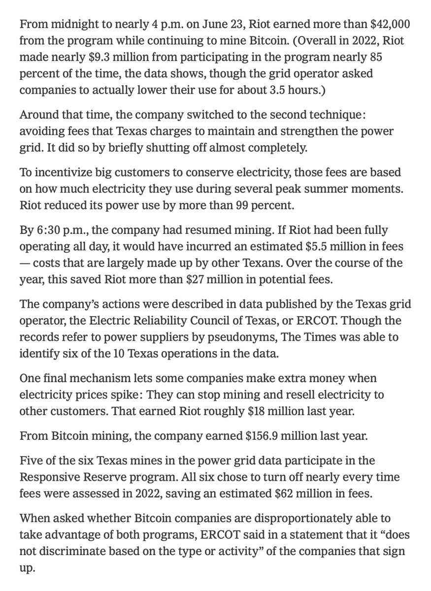 NYTimes finally ran their #Bitcoin mining piece! 🧵 - Thread from Pierre ...