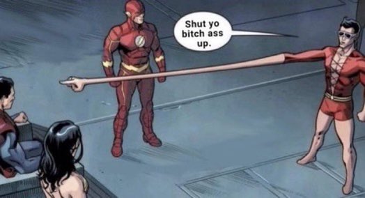 reactions on Twitter: "plastic man pointing from far away shut yo bitch ass up https://t.co ...