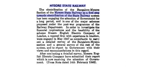 ನಮ್ 𝐇𝐈𝐒𝐓𝐎𝐑𝐘 on Twitter: "ಅಂದಿನ (1948) ಮೈಸೂರು ರಾಜ್ಯ ರೈಲ್ವೆಯು (Mysore State Railway - MSR ...