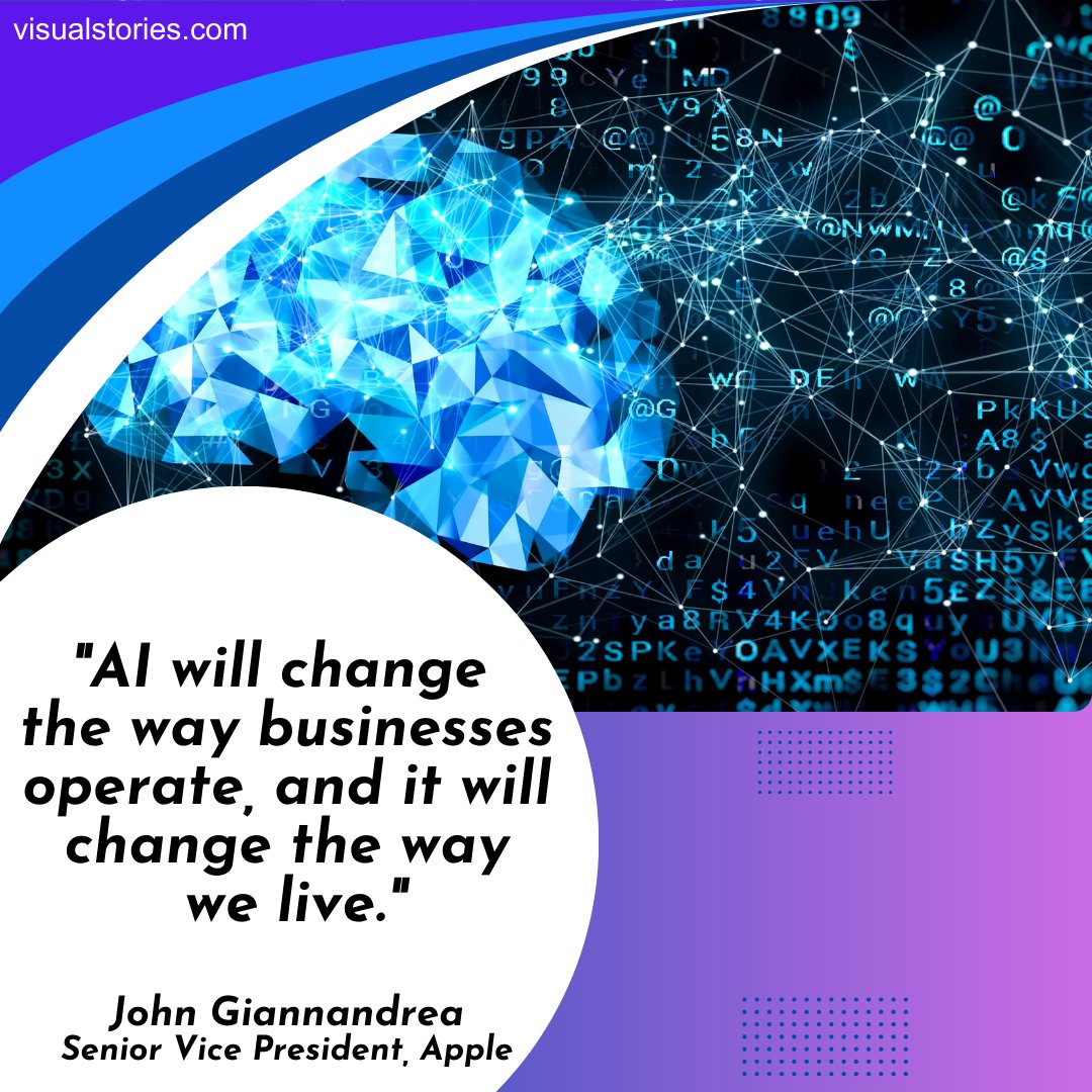 Visual Stories ⚡ on Twitter: "Say hello to endless possibilities with #ArtificialIntelligence ...