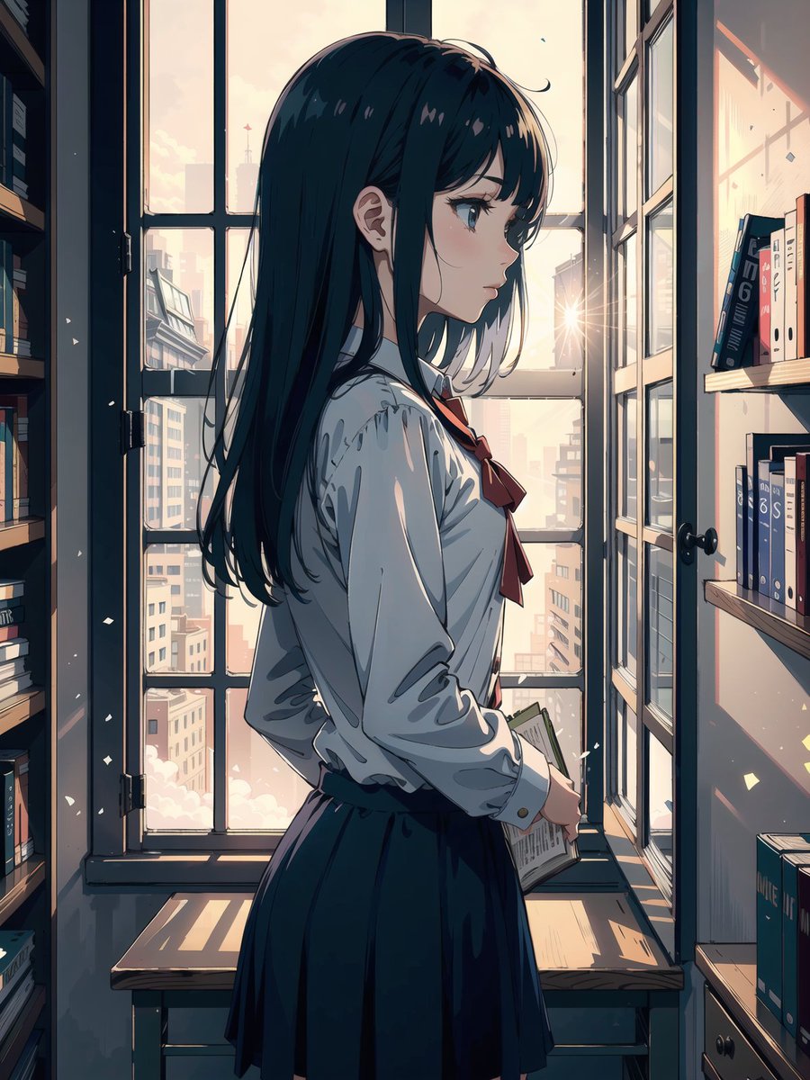 chomo on Twitter: "大人びた感じ。 #AIイラスト #stablediffusion #女子校生"