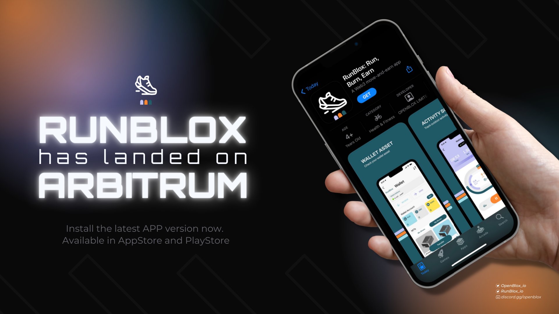 RunBlox🔺💙🔲 | RunOnArb on Twitter: "🚀 #RunOnArb has officially landed on @arbitrum chain! 🧑‍🚀 ...