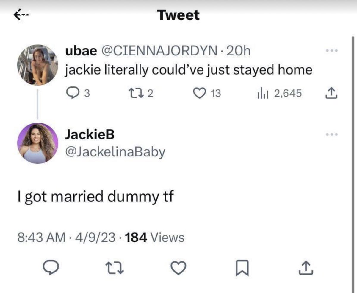 Supreme Cancer Energy on Twitter: "Jackie went on a tweeting rampage yesterday (Sunday) and ...