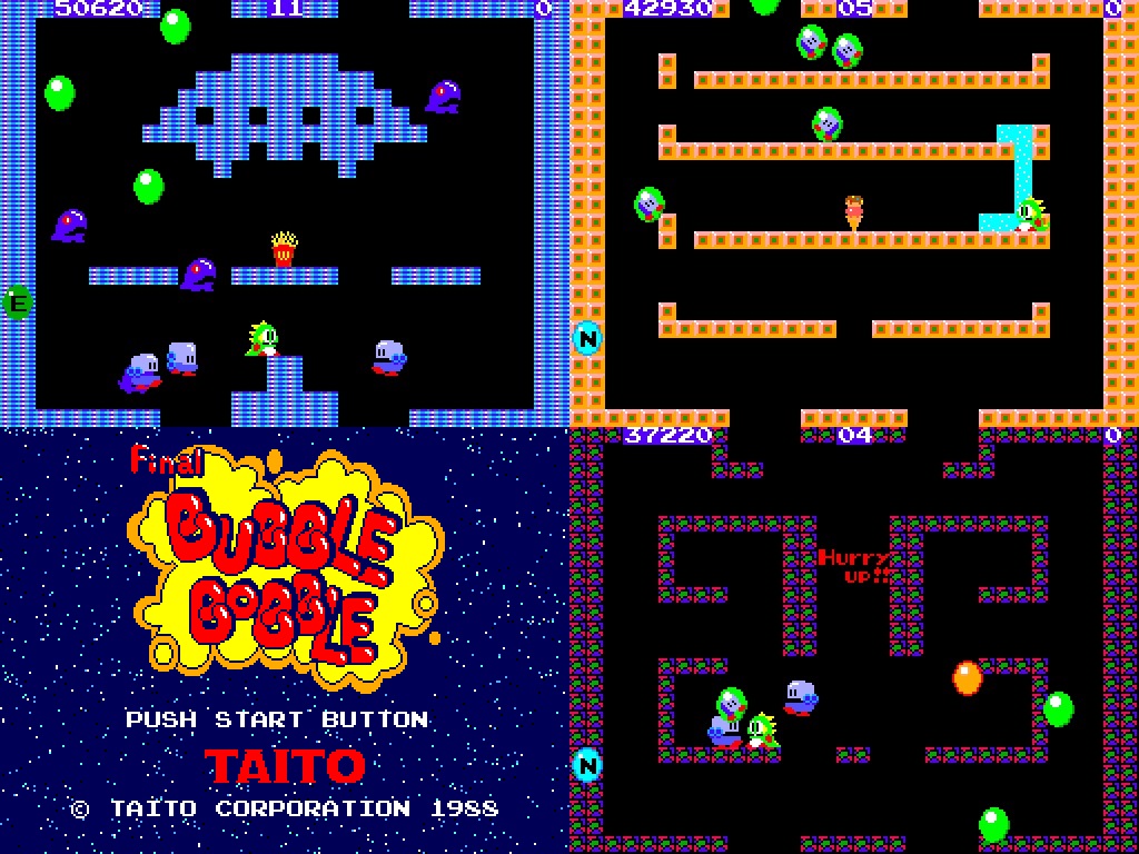 Retro Game Geeks on Twitter: "BUBBLE BOBBLE: In 1988 Bub and Bob made their way through the Cave ...
