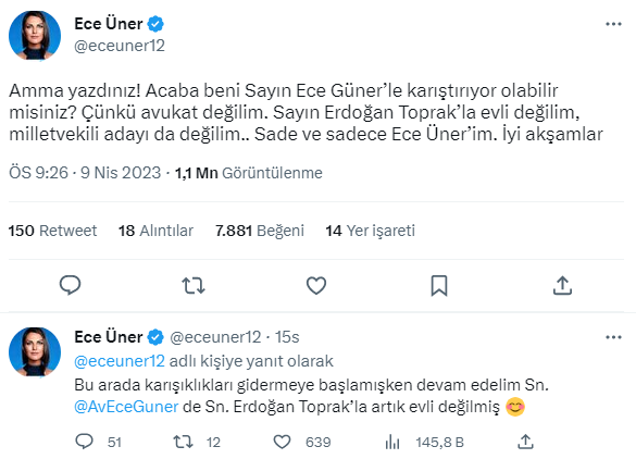Malumatfuruş on Twitter: "Ece Üner (@eceuner12) - (İYİ Parti'den milletvekili adayı olan) Ece ...