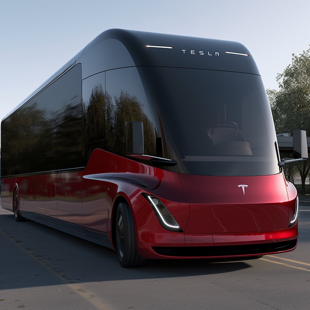 Tesla Cars Only On Twitter The New Ai Generated Tesla Semi Truck Is