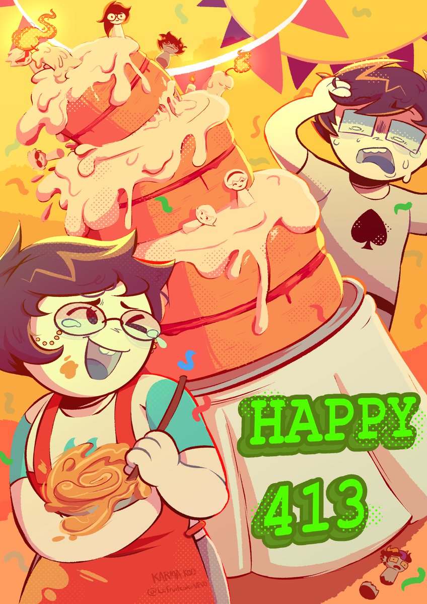 DeathgripDraws on Twitter: "RT @LeFruitcakeVEVO: HAPPY 4/13!!! Nothing screams "BIRTHDAY" more ...