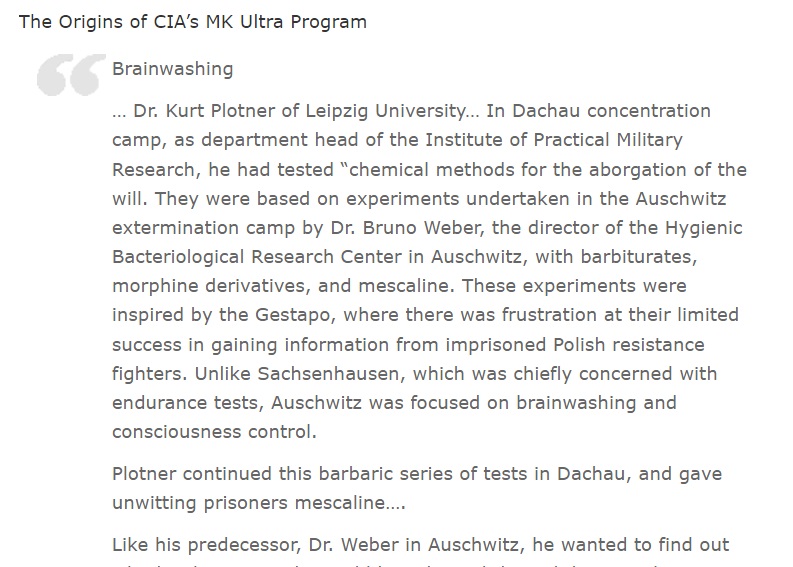 Ira Longini ? Super Soldier program, you say? Well, just look at that ...