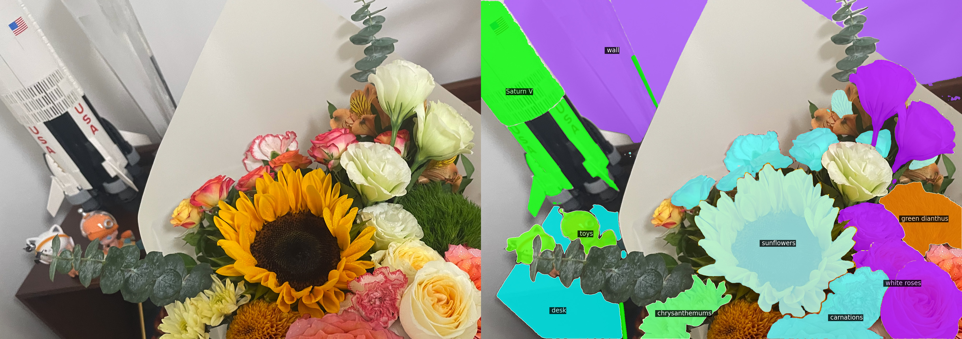 Jeff Liang on Twitter: "Segment Anything (SAM) with OVSeg https://t.co/lgSqOm3WxC TL, DR: We ...