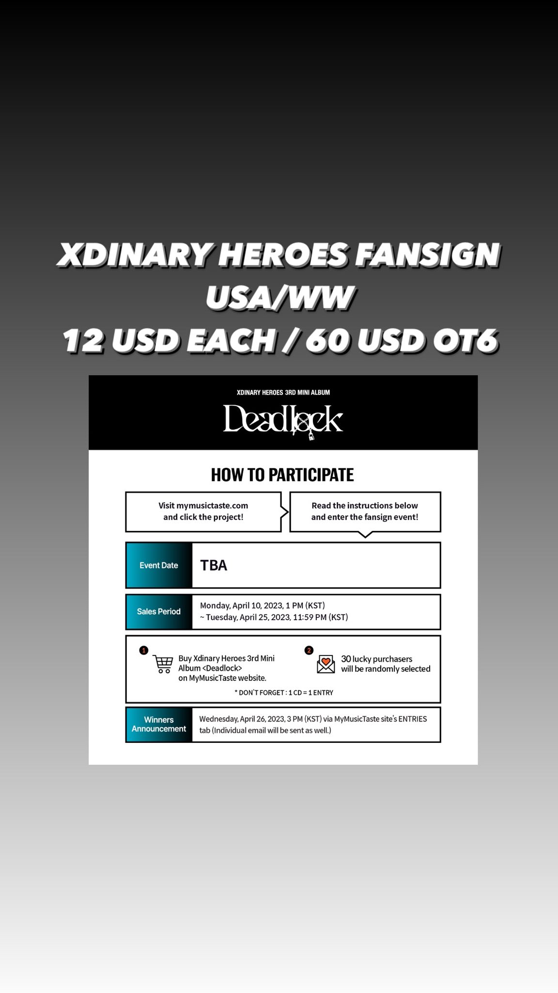 Fansign Instagram Post