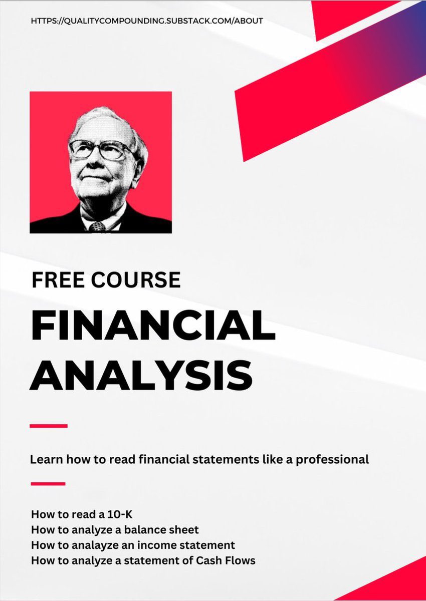 Great finance cheat sheet: - المسلسل من Compounding Quality @QCompounding - رتبها