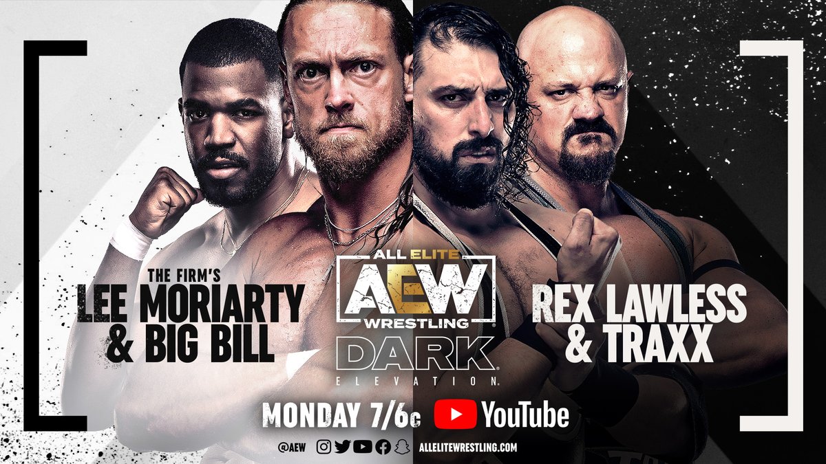 All Elite Wrestling on Twitter: "Watch #AEWDarkElevation TONIGHT at 7/6c! ️ http://YouTube.com ...
