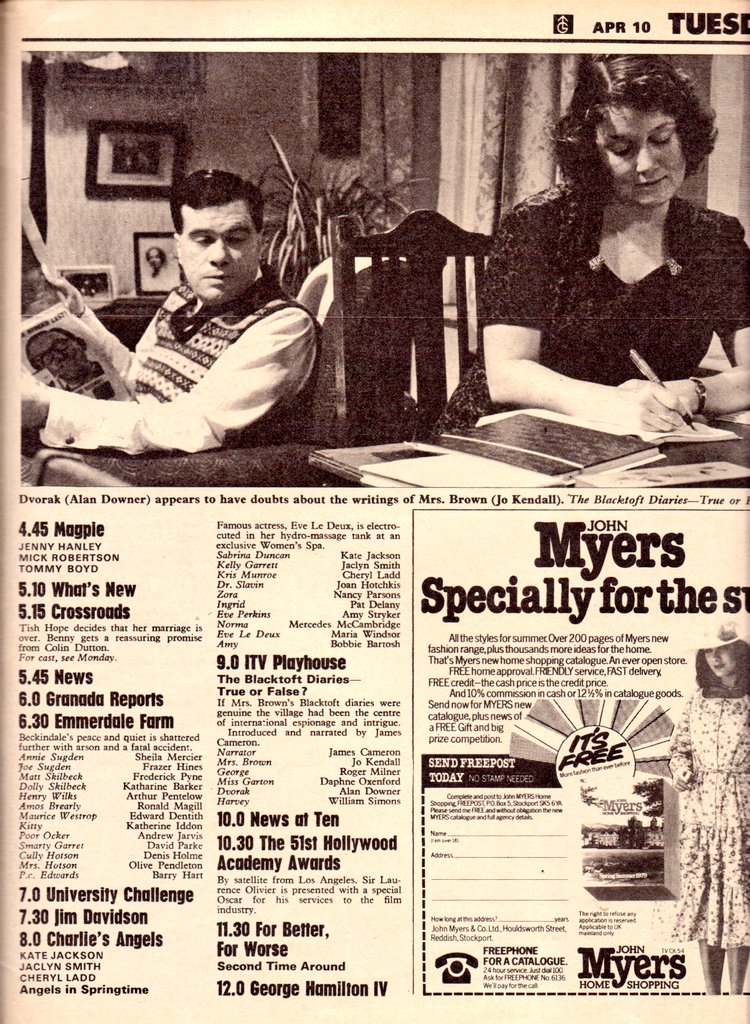 Graeme Wood on Twitter: "RT @woodg31: TV📺10/4/79 ITV 4.20:Get It Together 4.45:Magpie 5.10:What ...