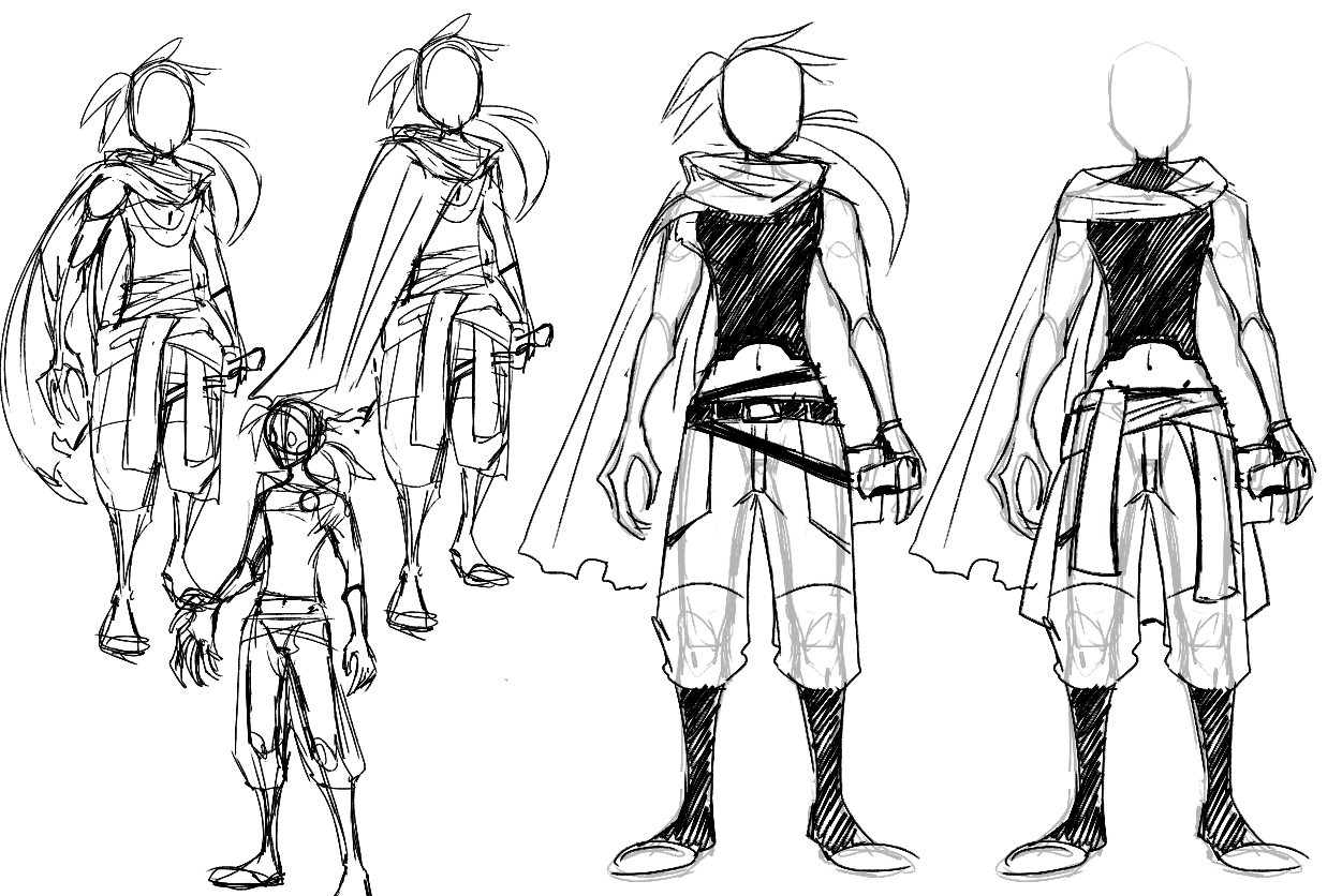 Anime Ninja Outfit Drawing