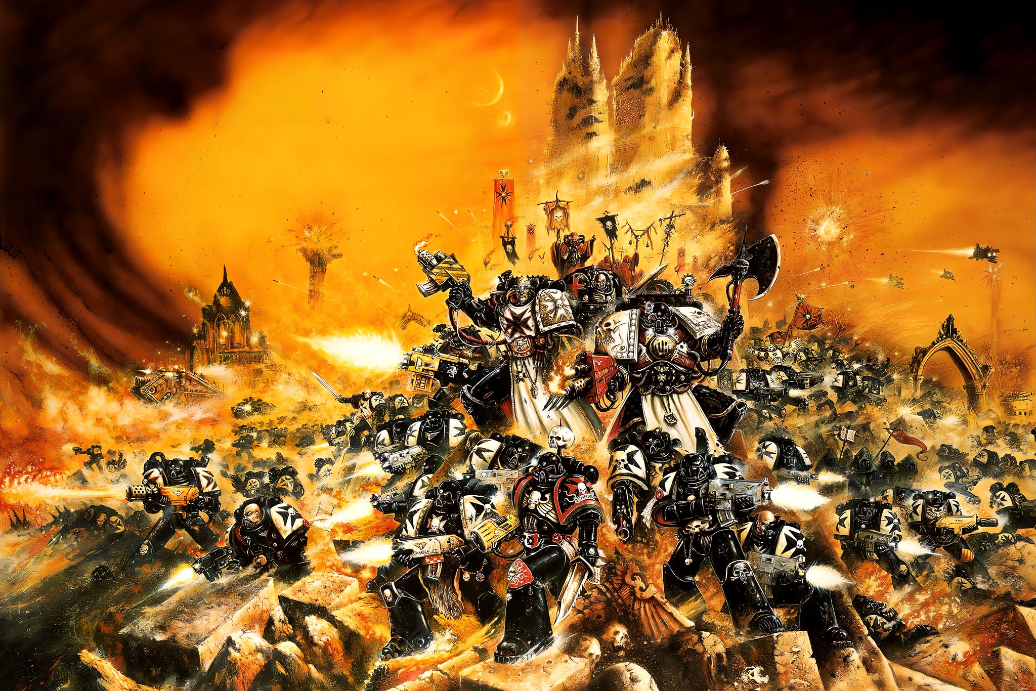 Warhammer 40k Black Templars Wallpaper