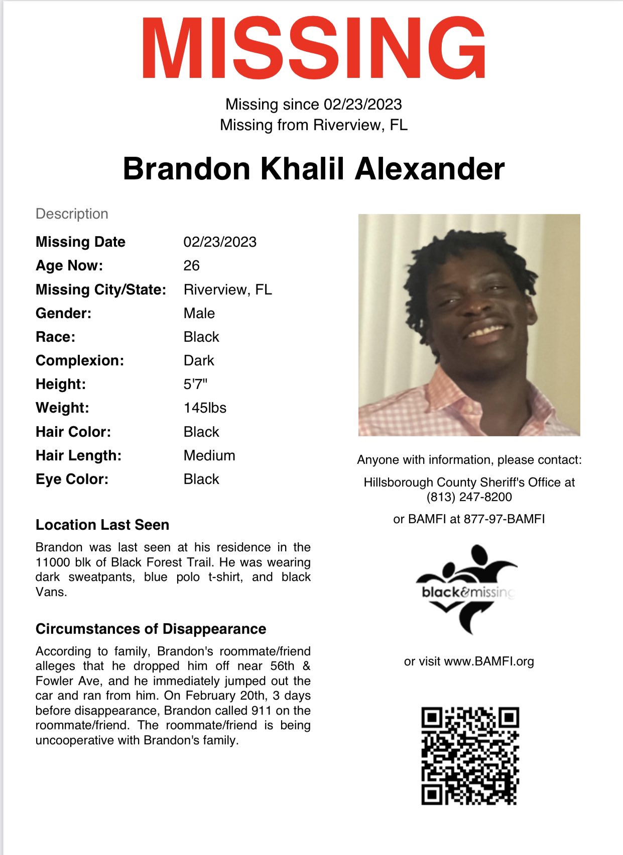 Brandon Alexander Missing Factory Sale | www.valleyglass.com