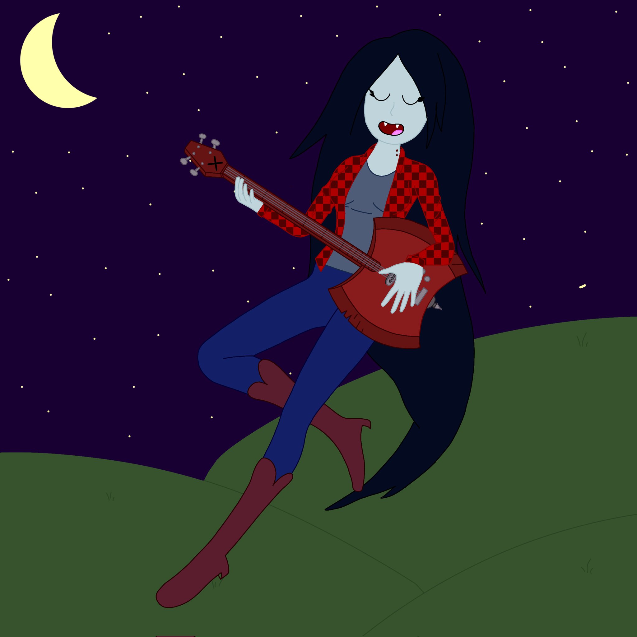 Marceline The Vampire Queen And Marshal Lee