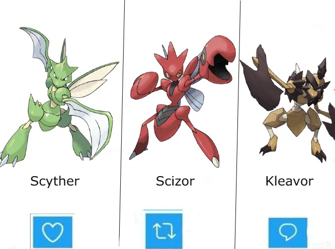Scyther Evolution Chart