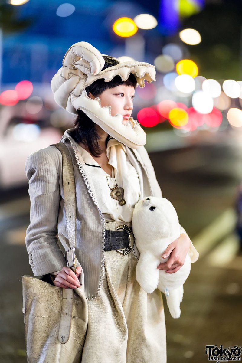 Tokyo Fashion on Twitter: "Young Japanese fashion designer @0rag0m, who recently graduated from ...