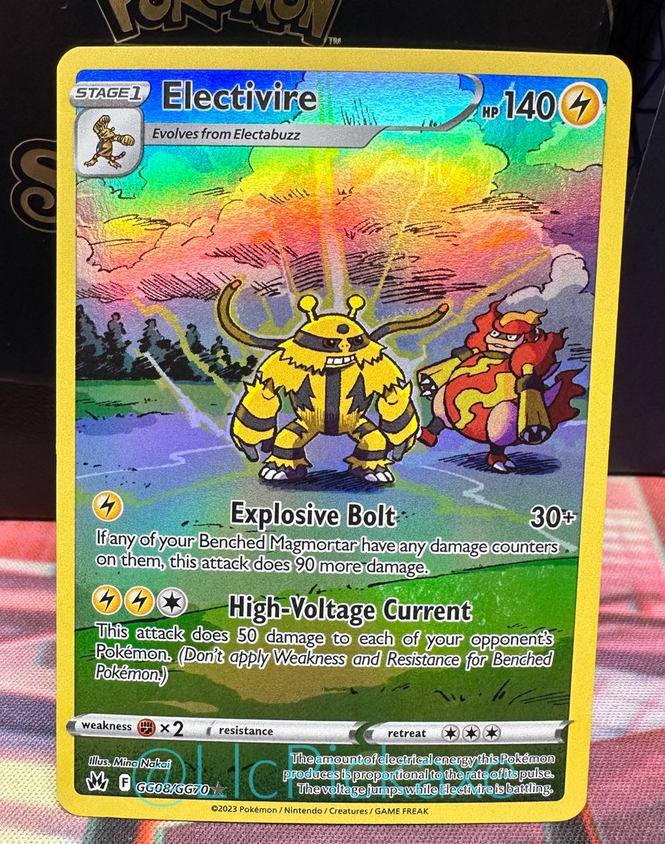 Pokemon Electivire Card Ex
