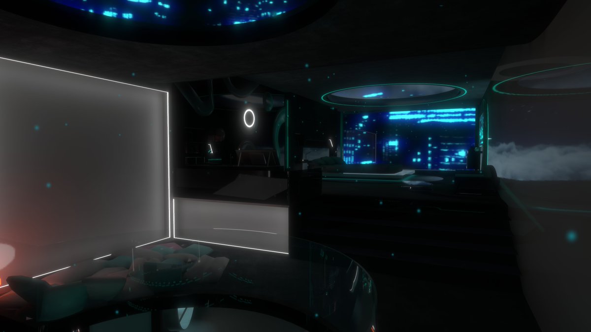 Dances69 on Twitter: "Watching The Grid Apartment - Created by WildAnti #VRChat_world # ...