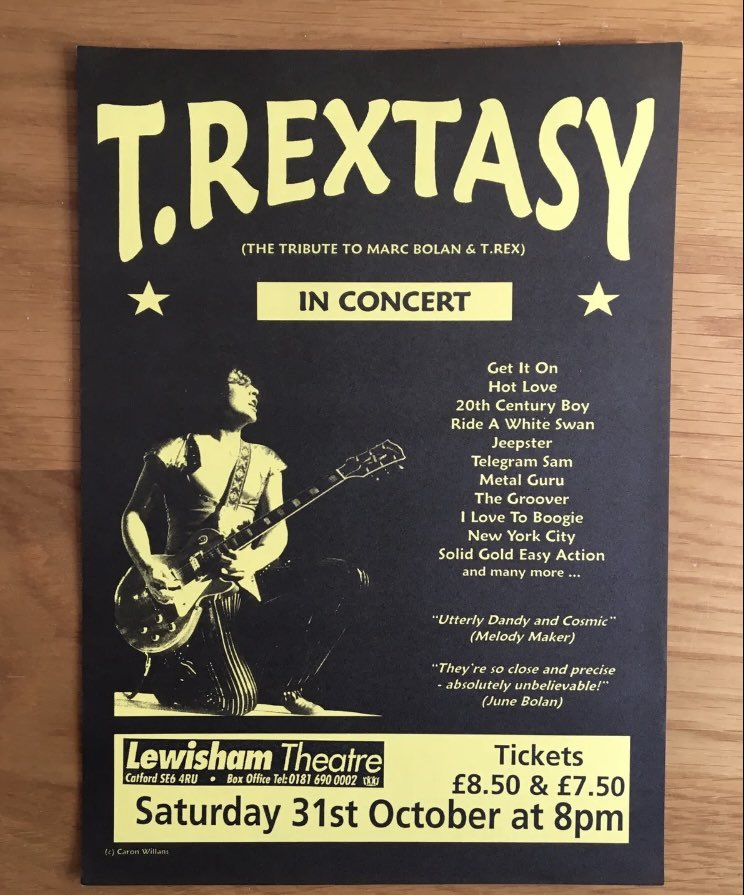 T Rex Band Poster