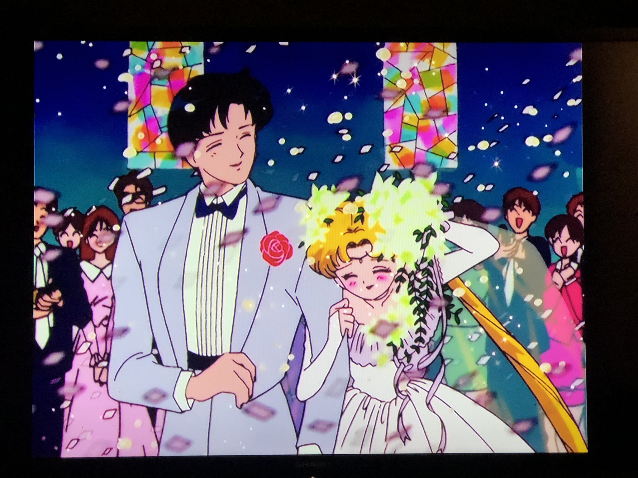 Sailor Moon And Tuxedo Mask Wedding