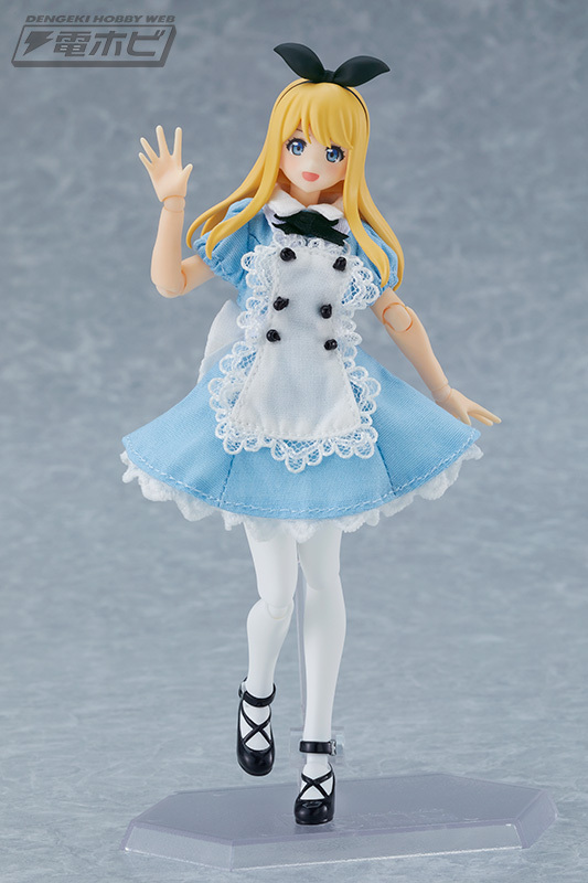 電撃ホビーウェブ on Twitter: "「#figma」フォーマットのコスチューム素体「figma Styles」シリーズに水色ワンピースを身にまとった美少女「アリス」が登場！ワンピースと ...