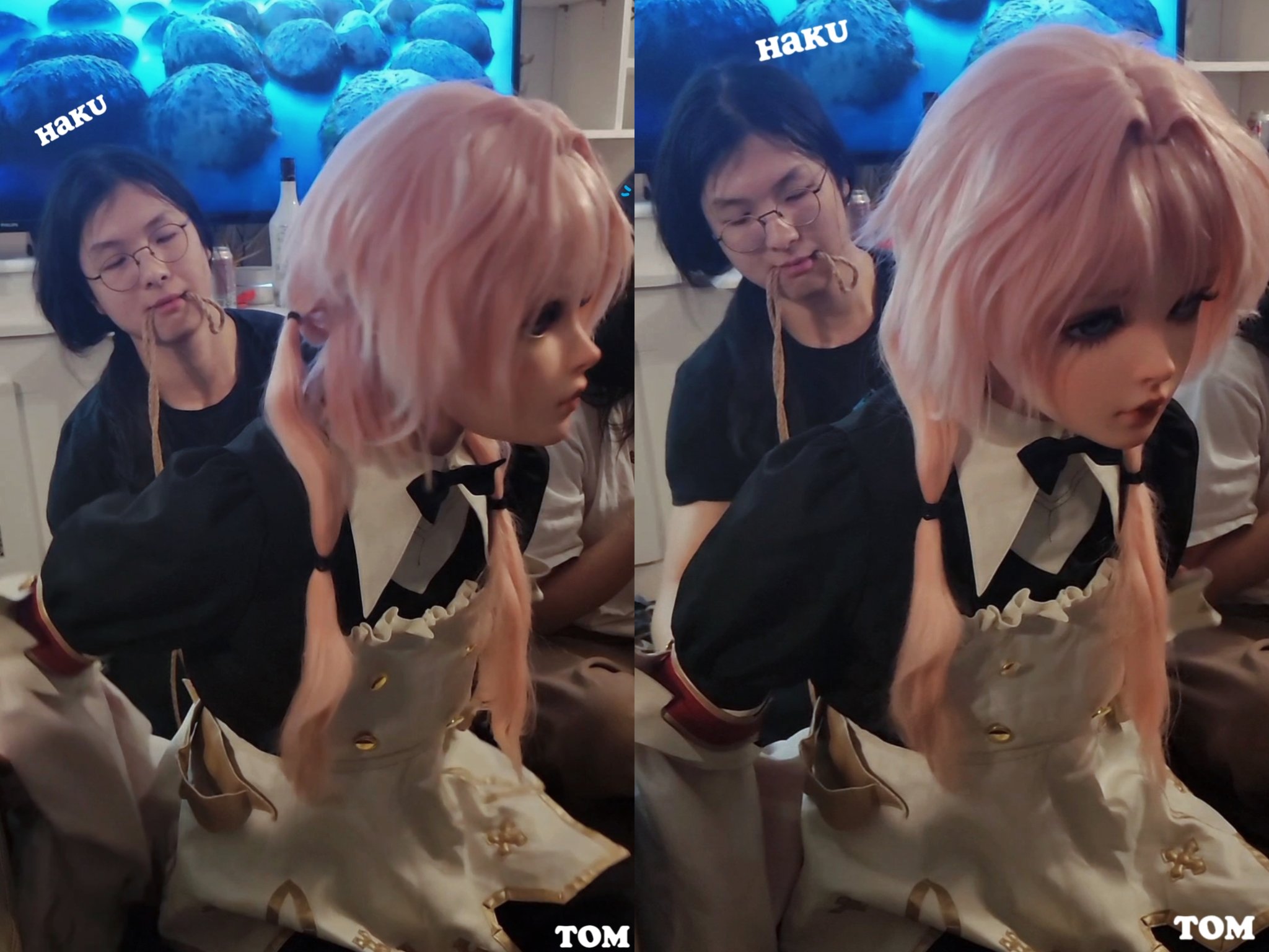 奶糖山喵子 on Twitter: "聚会时候有幸见到haku （@haku_kink ）老师的捆绑现场，第一次get了绳艺的美。 捆绑时优美，专注，温柔，细腻 。。围观的大家都被haku老师 ...