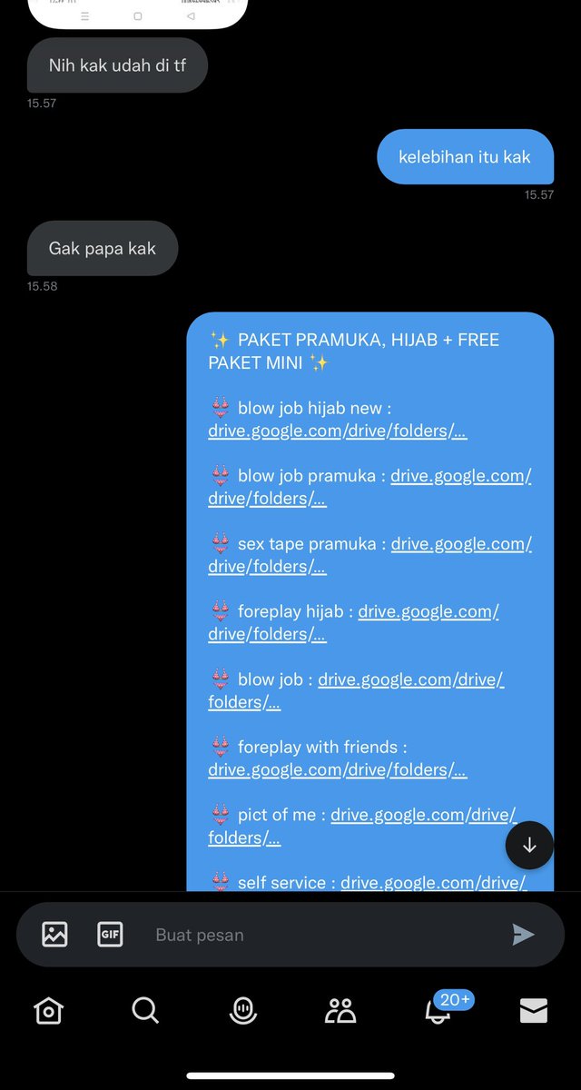 jeje oc on Twitter: "yang mau beli konten aku masih bisa ya, dm aja 😉"