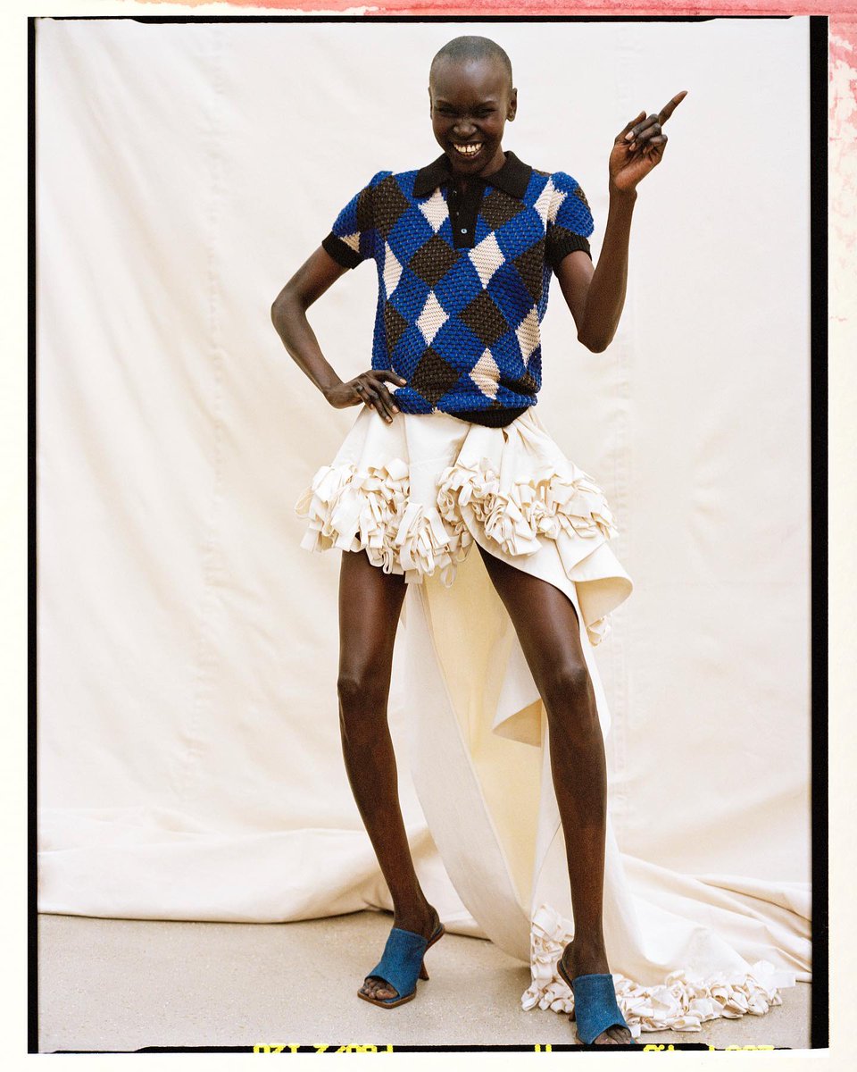 Models On Twitter South Sudanese British Supermodel Alek Wek By Sean