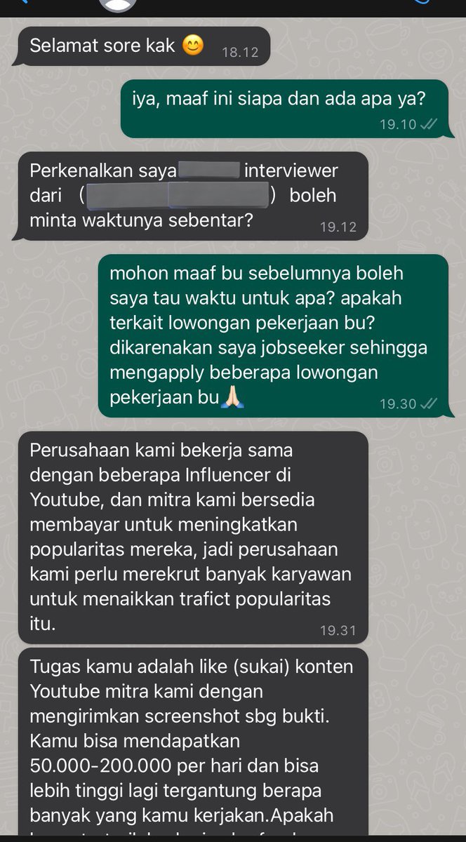 BACA RULES (s.id/worksfess) on Twitter: "work! ini beneran ga ya? aku cek di get cont*act nomor ...