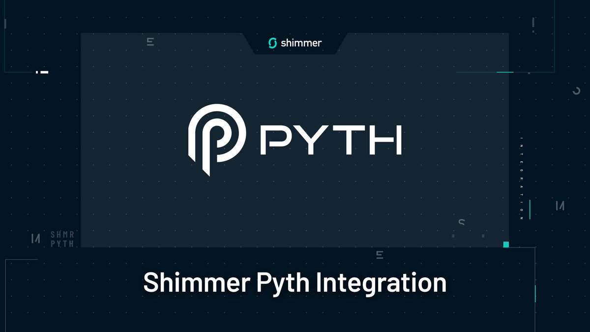 Shimmer on Twitter: "A critical piece of infrastructure is coming to #Shimmer EVM🔥! @PythNetwork ...