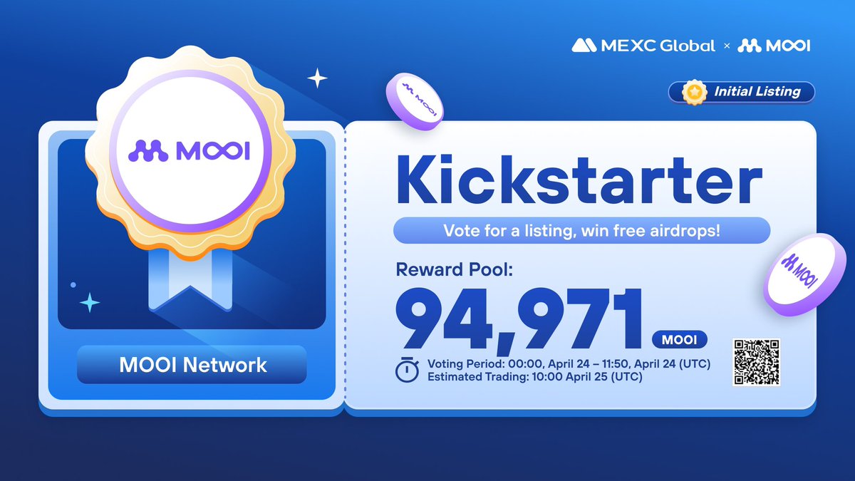 MEXC Global on Twitter: "The @mooi_network Kickstarter is coming to #MEXC! 🗳️Vote with $MX to ...