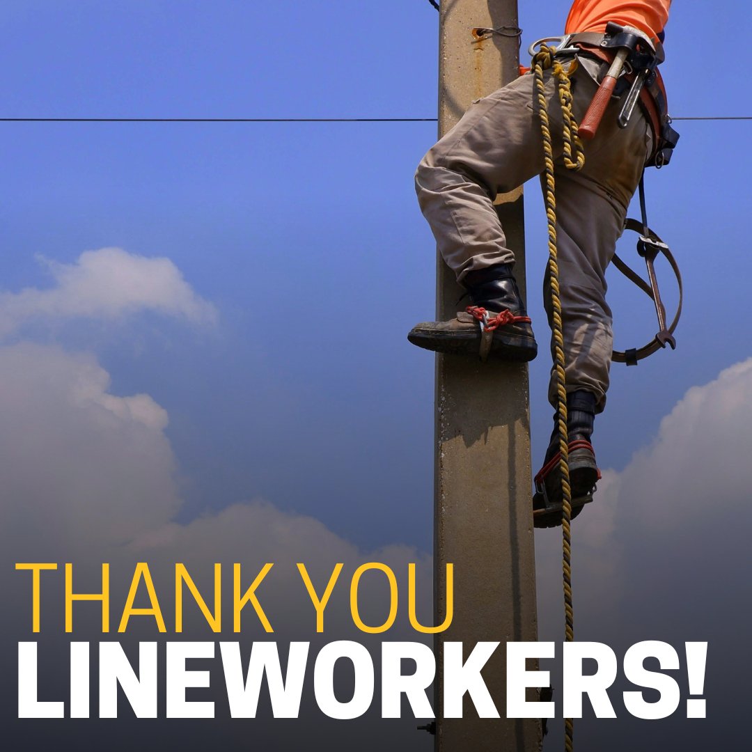 FOX Carolina News on Twitter: "It's National Lineman Appreciation Day! Take a moment to thank ...