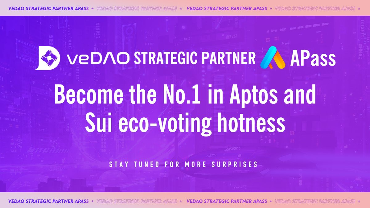 veDAO on Twitter: "👉veDAO Strategic Partner APass @APassNetwork Become Aptos @Aptos_Networkand ...
